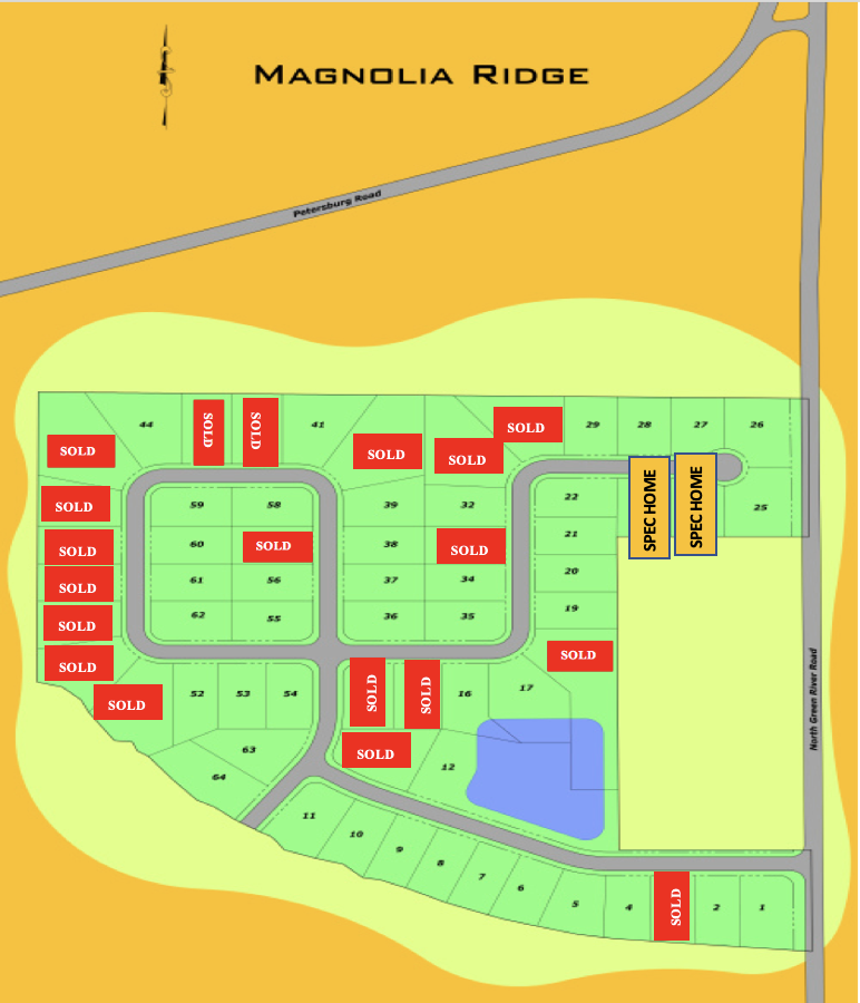 Lots & Pricing – Magnolia Ridge